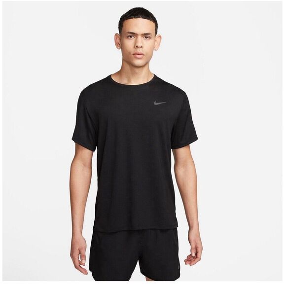 Nike | Shirts | Nike Mens Large Miler Drifit Uv Running Short Sleeve ...